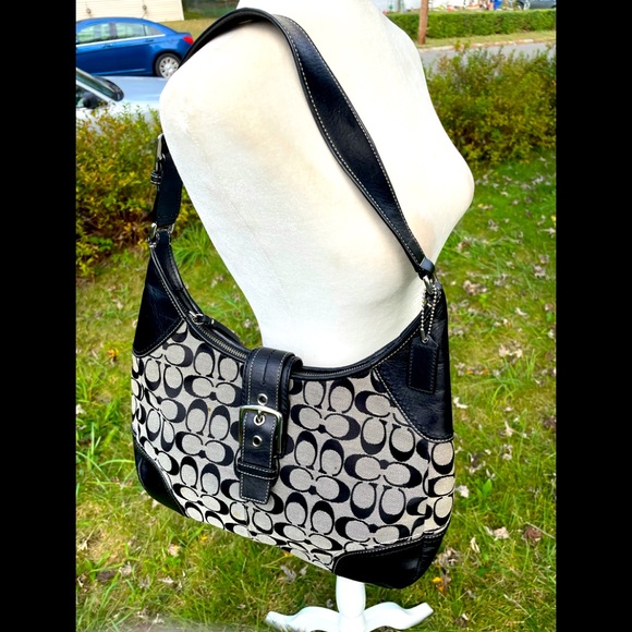 Coach | Bags | Coachs Soho Signature C Pattern Jacquard Canvas Shoulder ...